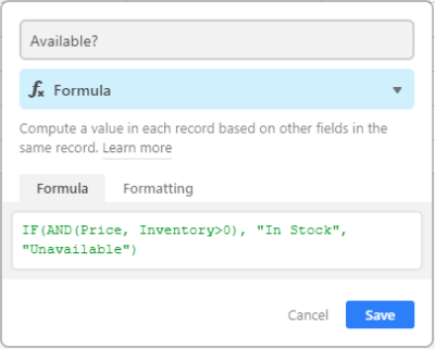 Airtable Formulas - Examples and Uses - Nick Dennis Consulting